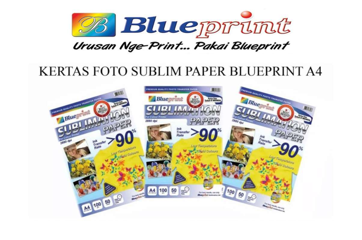 Jual Kertas Sublim A4 Blueprint Original Harga Termurah Mei 2024 | Blibli