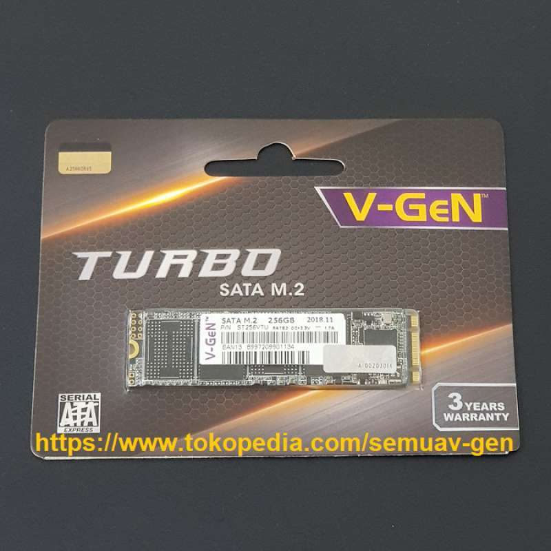 Promo SSD V-GEN M.2 SATA 256GB TURBO Diskon 9% di Seller SAFKA STORE ...