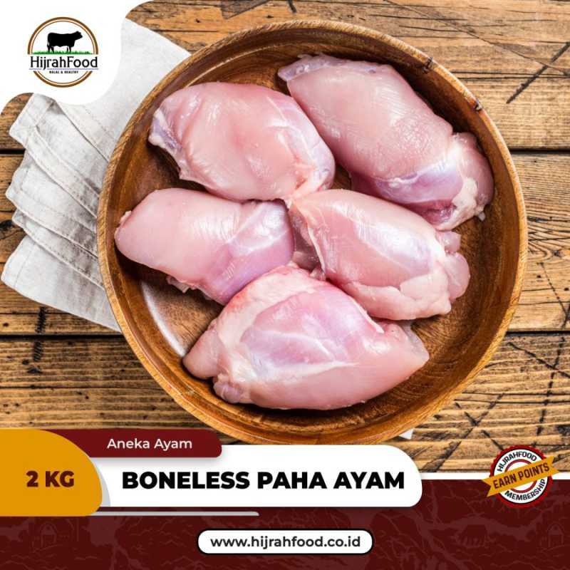 Jual Paha Ayam Boneless Tanpa Tulang & Kulit | Fillet Chicken Thigh - 2 ...
