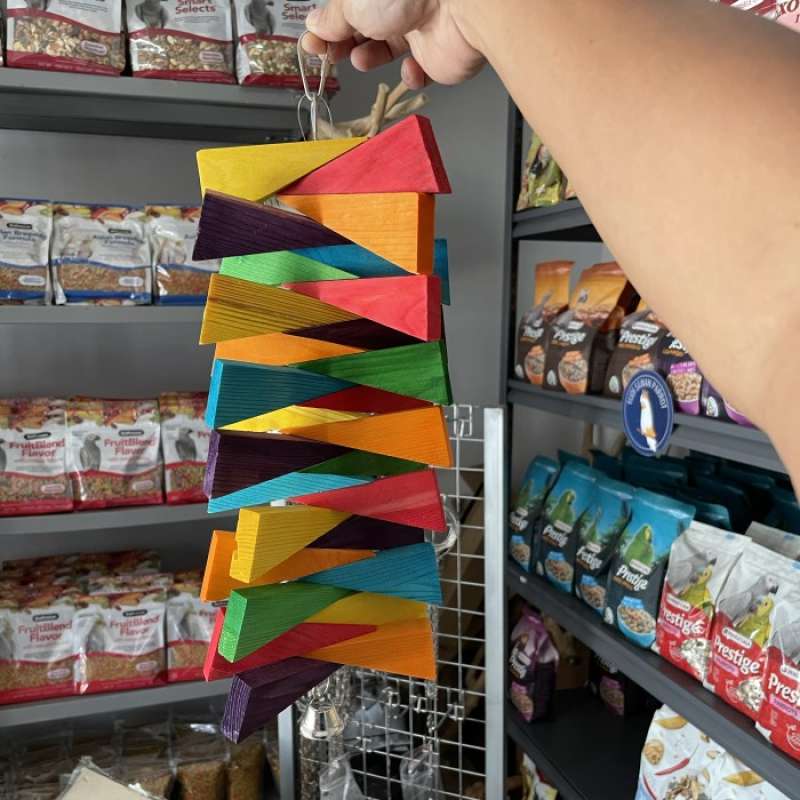 Jual Parrot Toys Mainan Burung Kakatua Nuri Macaw Falk Sun Conure ...