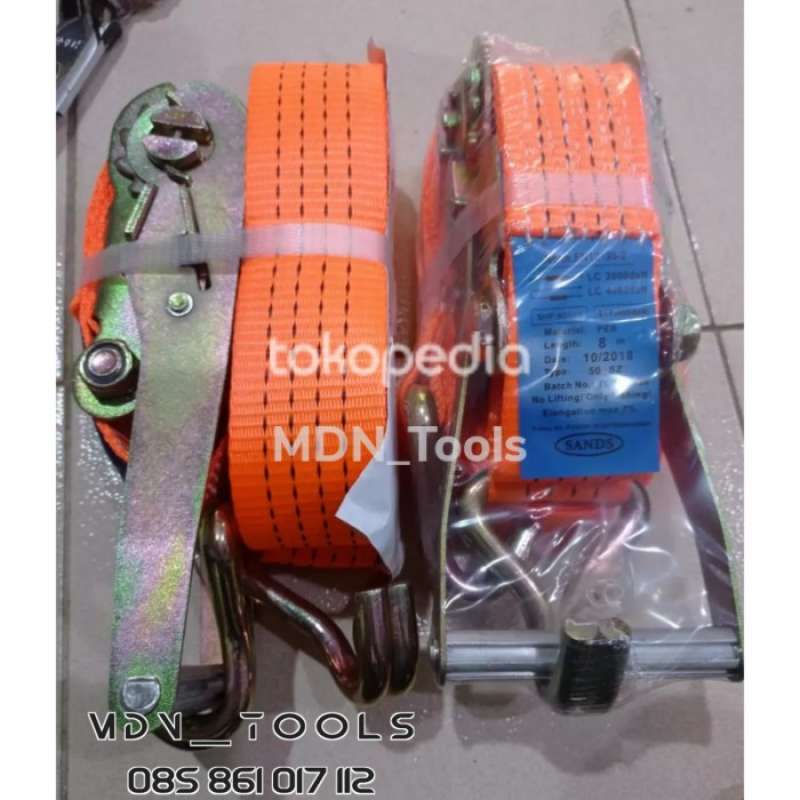 Jual Track Belt Tali Pengikat Barang 6 Meter / Ukuran 2 Inch Di Seller ...