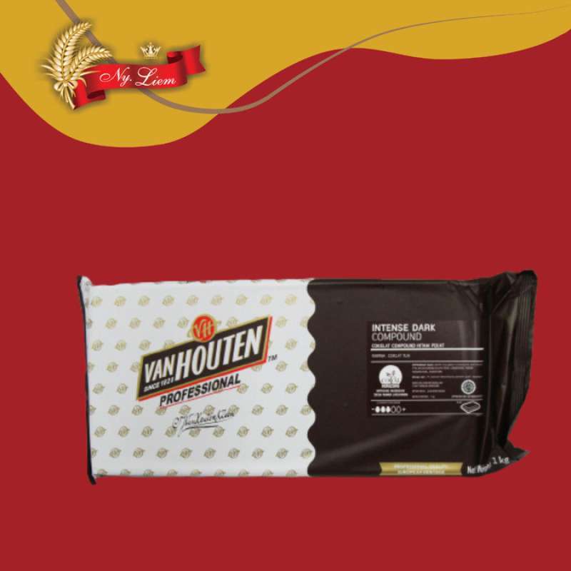 Jual VAN HOUTEN Professional Chocolate Compound - Dark 1 kg di Seller TBK Ny Liem - TBK Ny Liem ...