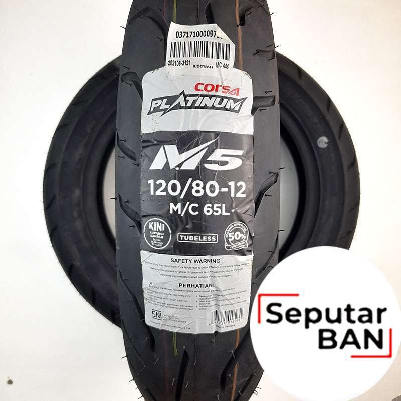 Jual Promo Ban Belakang Motor Honda New Scoopy - Yamaha Freego // Corsa M5 120/80-12 Tubeless Di ...
