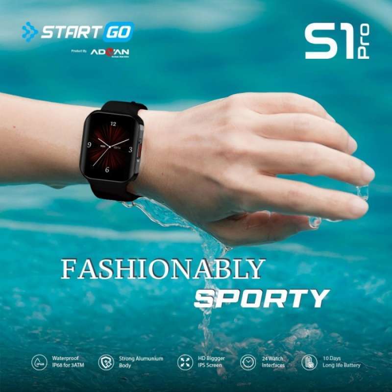 Promo Advan Stargo S1 Pro Smartwatch 1.69” Advan Smart Watch Ip68 ...