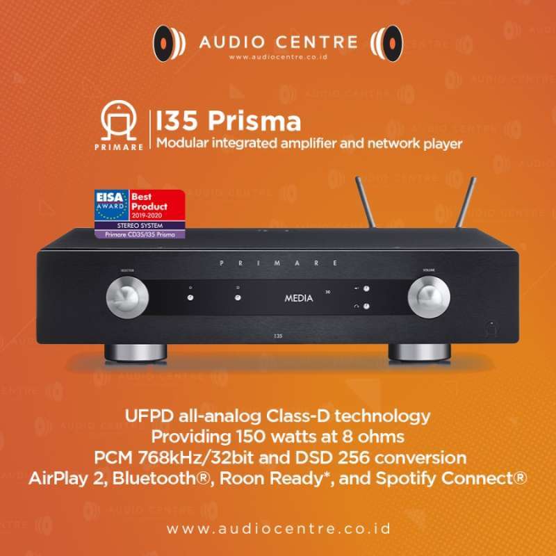 Jual Primare i35 I35 Prisma Integrated Amplifier network player DAC spotify di Seller Audio ...
