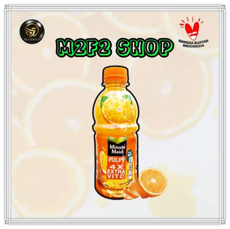 Promo Minute Maid Pulpy Orange | Jeruk Botol Pet - 300 ml (Kemasan 6 ...