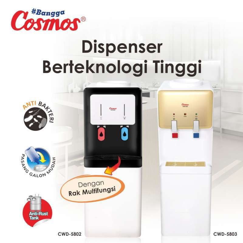 Jual Cosmos Cwd-5802 Standing Kompressor [hot & Cold/ Jakarta] Di ...