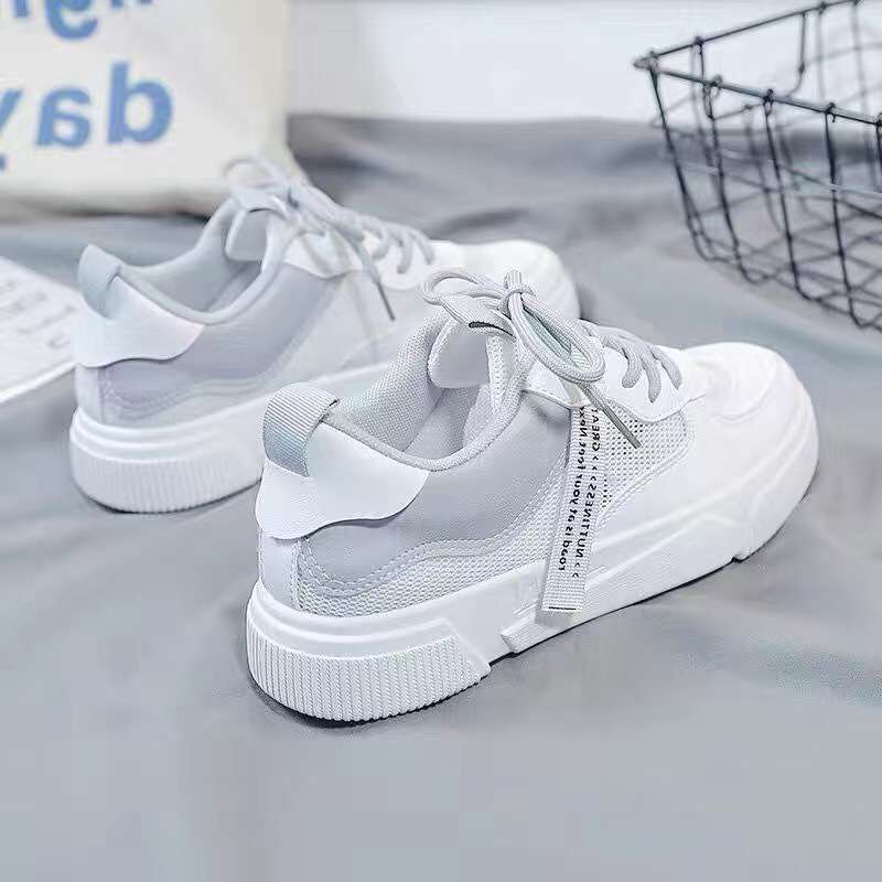 Jual Sepatu Trendi Bernapas Sepatu Putih Kecil Kasual Mesh Netral ...