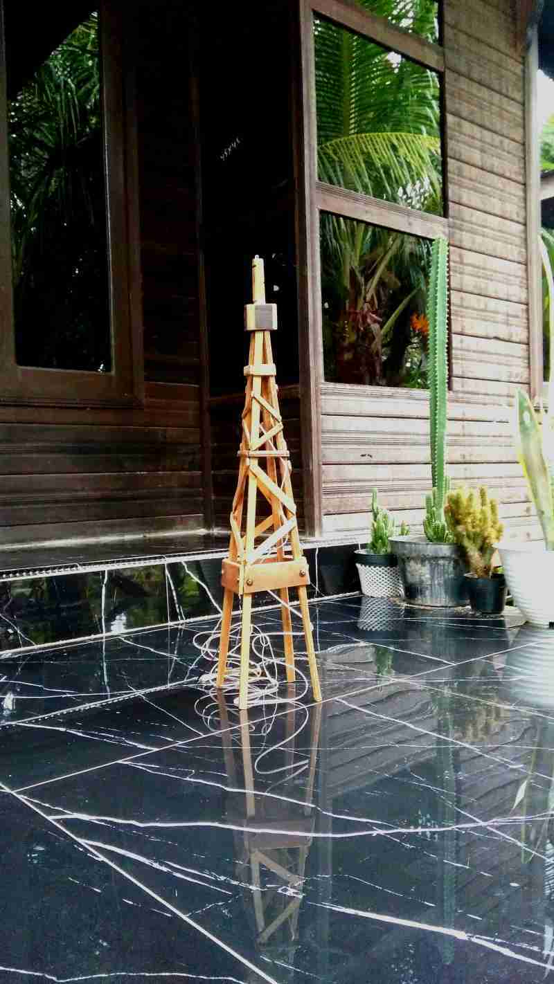 Jual Miniatur Menara Kayu Ulin Di Seller Rahiletc - Telagaitar, Kab ...