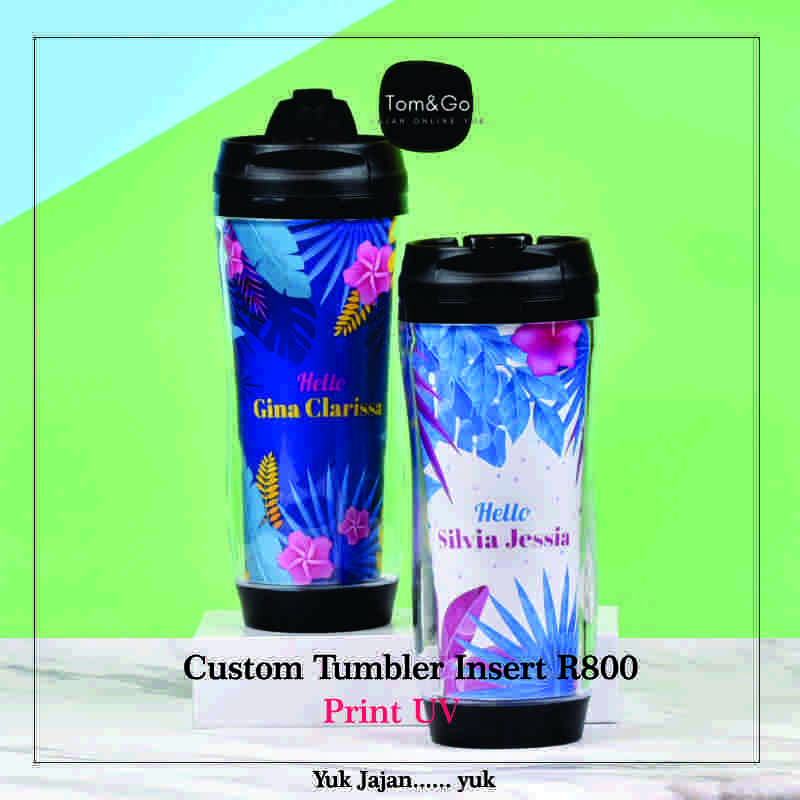 Jual Cetak Tumbler Custom R800/ Tumbler Insert Paper 350 Ml Di Seller ...