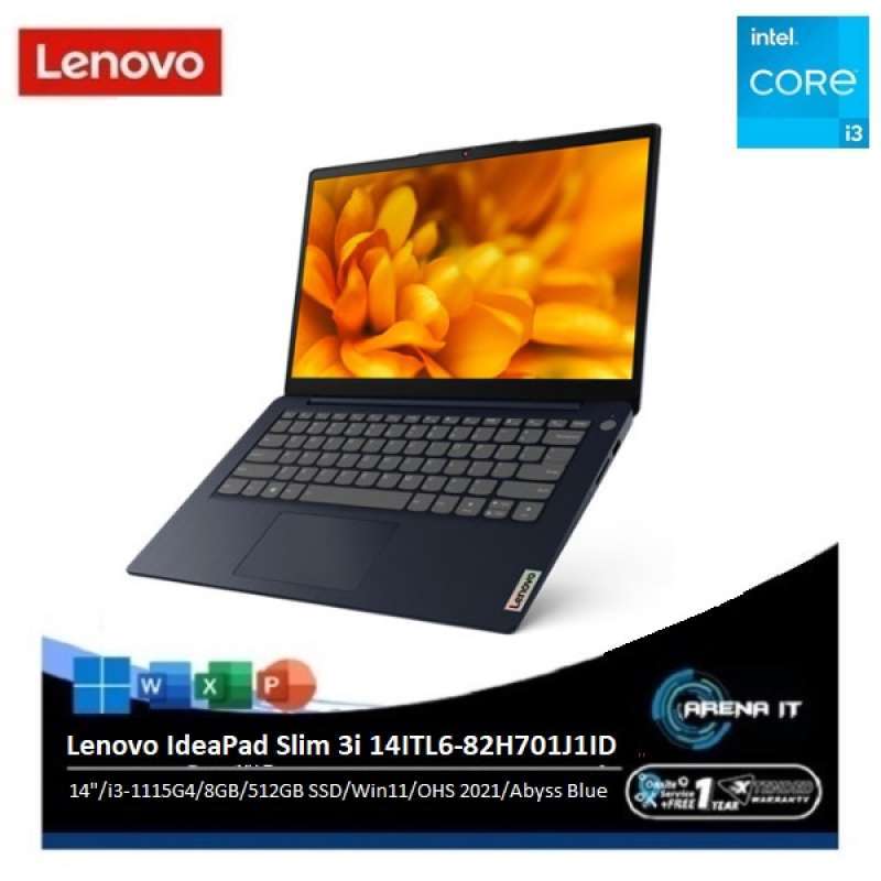 Jual Lenovo Ideapad Slim I Itl H J Id I G Gb Gb Ssd Fhd Win Home Ohs