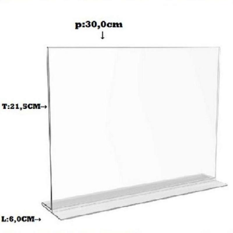 Stand Brosur Akrilik – Ilustrasi