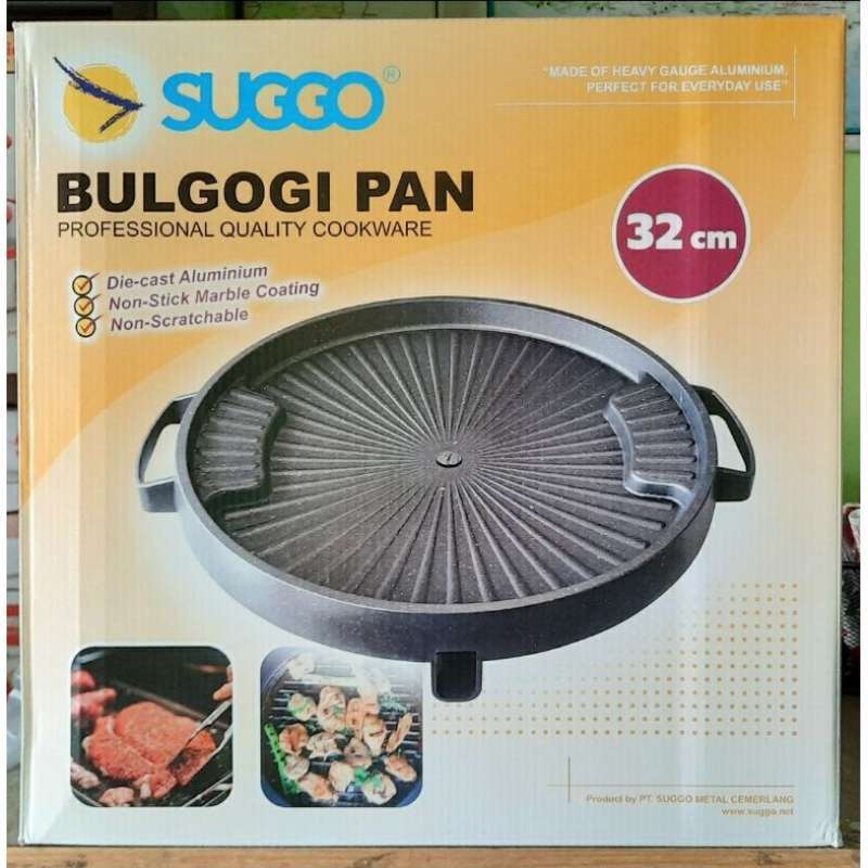 Jual Suggo Bulgogi Grill Pan 32cm Alat Panggang Korea Anti Lengket ...