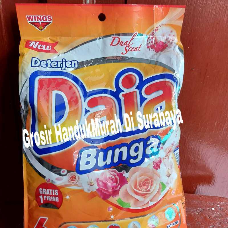 Jual Daia Detergen Bunga 800 gr (Tanpa Piring).Detergent Bubuk di ...