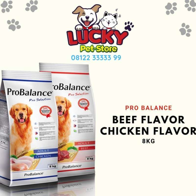Jual probalance 8kg/ dog food beef, chicken / not bolt dog choize ...