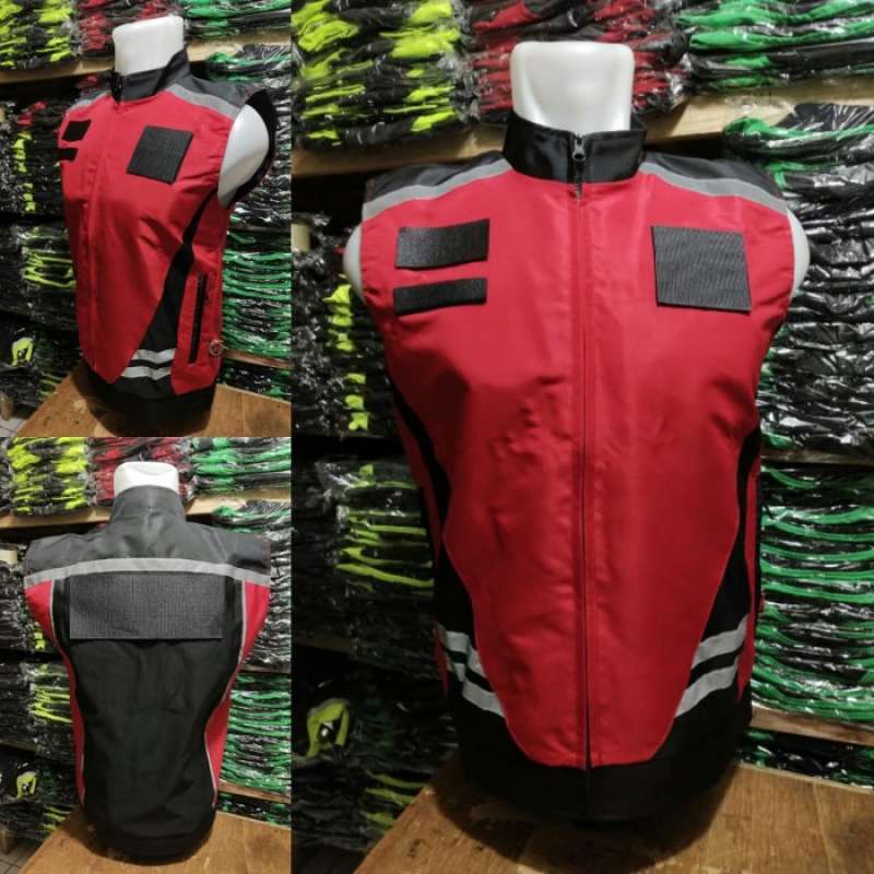 Jual rompi motor rompi touring taslan velcro polos di Seller rs1 ...