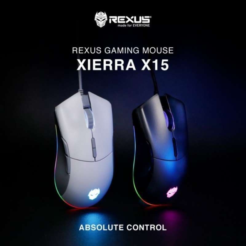 Promo Mouse Rexus X15 Xierra Gaming Macro with RGB Diskon 45% di Seller ...