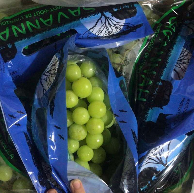 Jual Anggur Hijau Savana Green Grape Afrika 4,5Kg di Seller Toko Buah ...