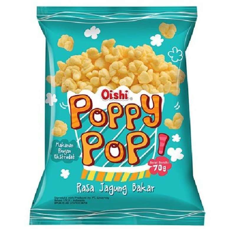 Jual OISHI SNACK POPPY POP JAGUNG BAKAR 60G di Seller Murmer Mart 1 ...