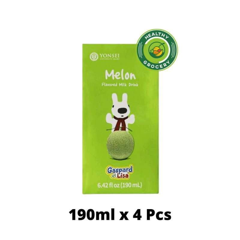 Jual Yonsei Melon Flavored Milk Drink 190ml x 4 Pcs di Seller healthygrocery - Kota Jakarta ...