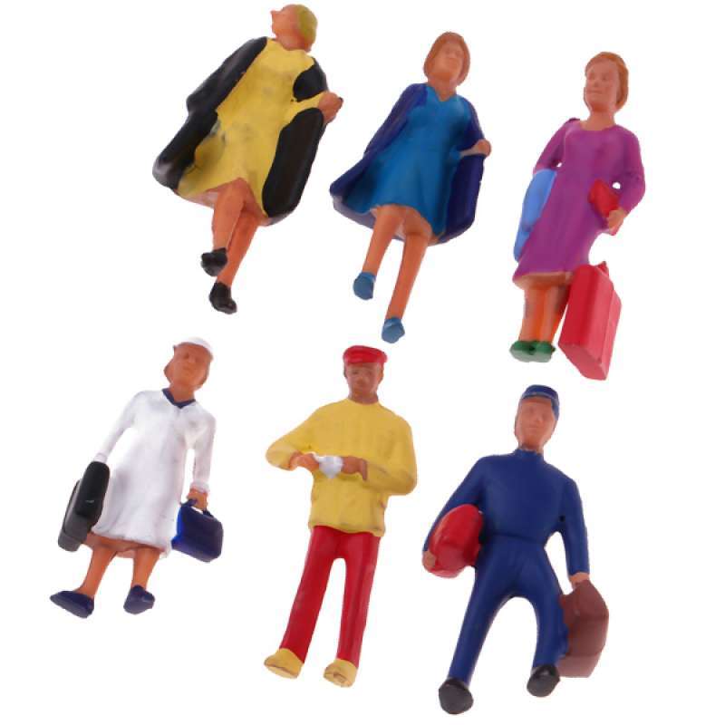 Jual Oem Painted Model Passenger People Figures Architectural Scenery ...