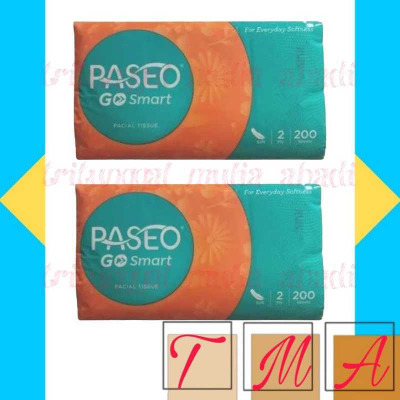 Jual Paseo Go Smart Facial Tissue 200s x 2ply - 1pcs di Seller ...