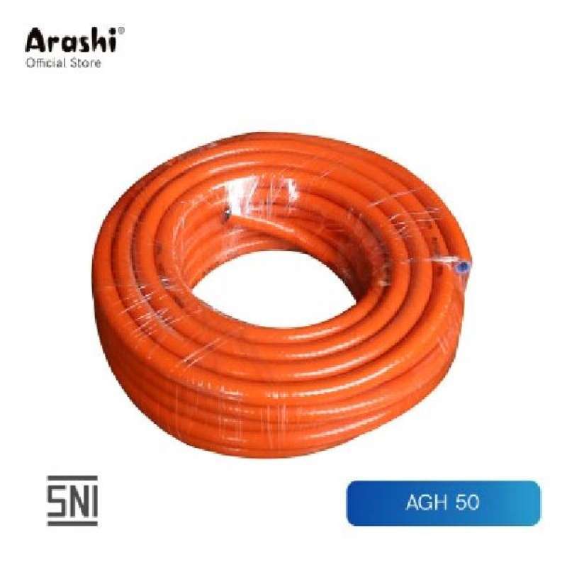 Jual ARASHI Selang Gas 50 Meter AGH 50 / Selang Orange / Selang Tekanan ...