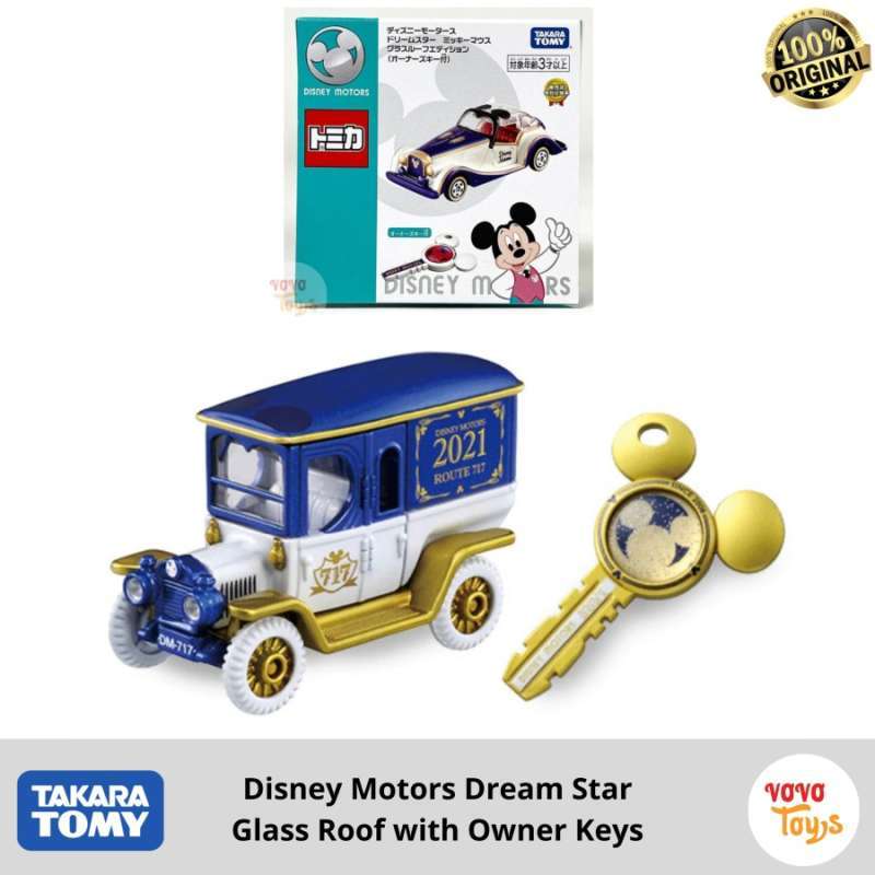 Jual Tomica Disney Motors Dream Star Glass Roof with Owner Keys Takara Tomy di Seller Vovo Toys ...