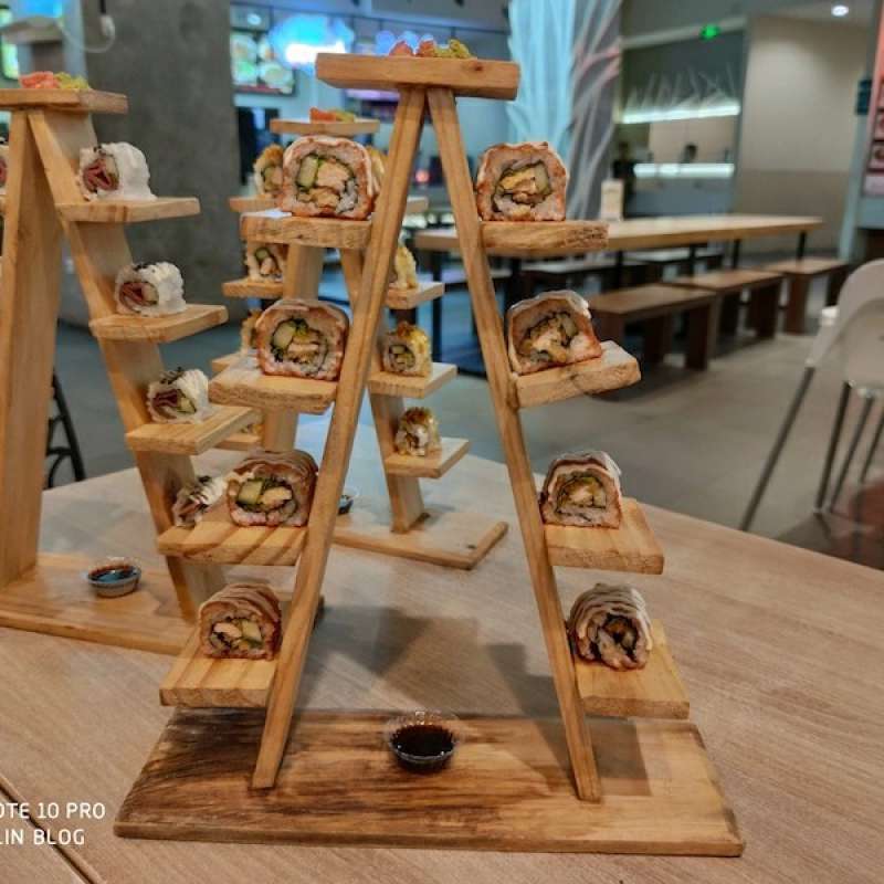Jual stand display rack menara sushi 9 anak tangga(ss06) di Seller ...