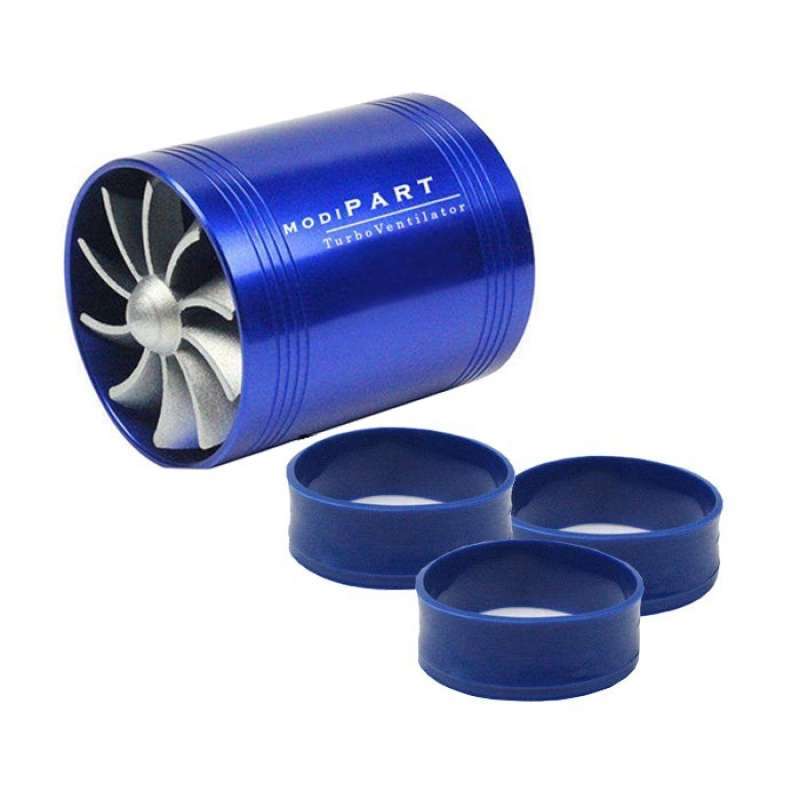 Promo TURBO VENTILATOR SIMOTA DOUBLE BLADE FAN AIR INTAKE SUPERCHARGER ...