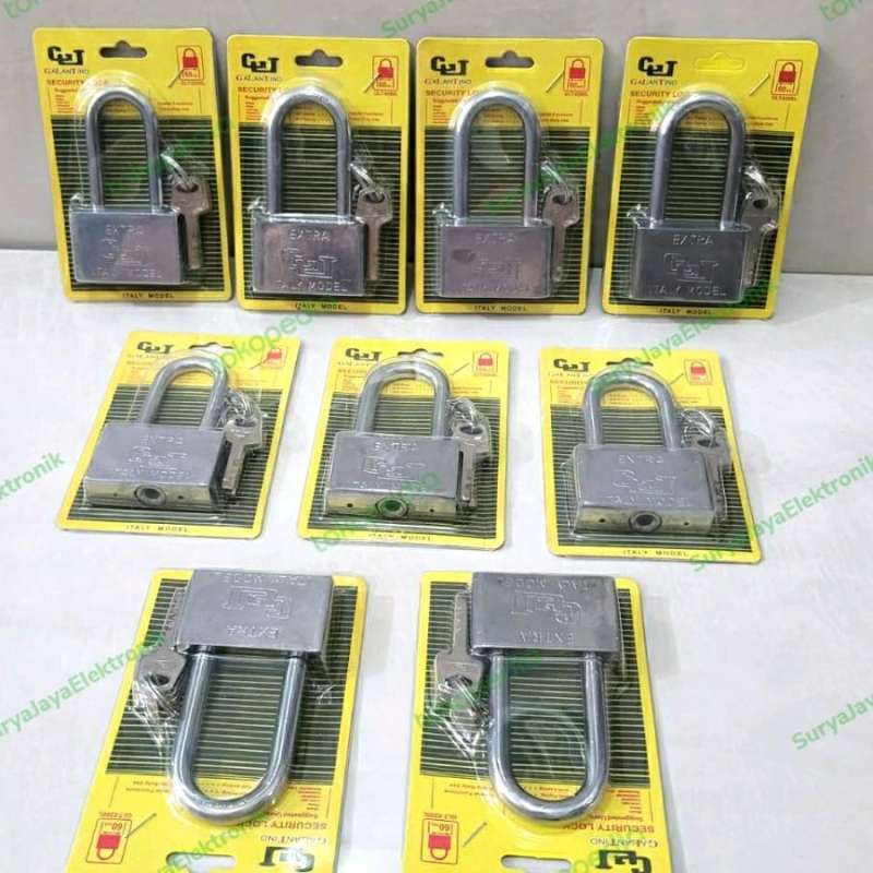 Jual Gembok 60 mm Panjang - Besi Putih / Gembok Murah dan Bagus di ...