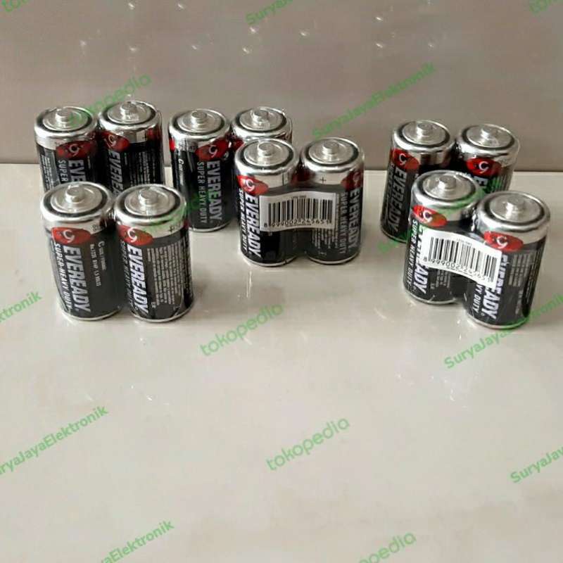 Jual Baterai Eveready Super Heavy Duty / Baterai Sedang - Sepasang Di ...