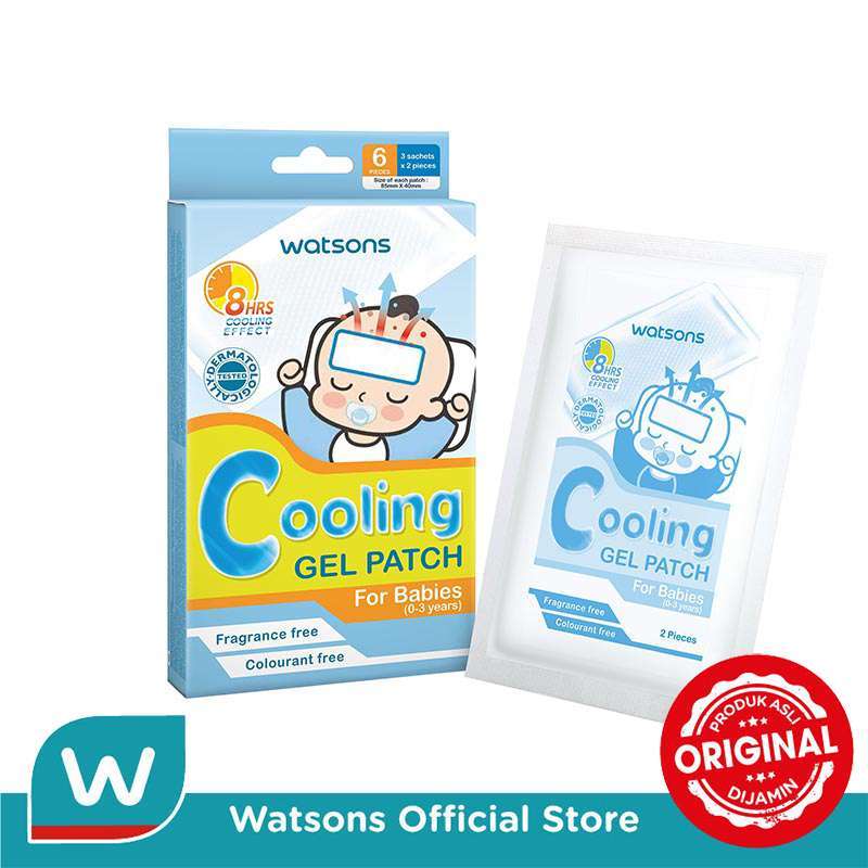 Promo Watsons Cooling Gel Patch For Babies 6's Diskon 31% di Seller ...