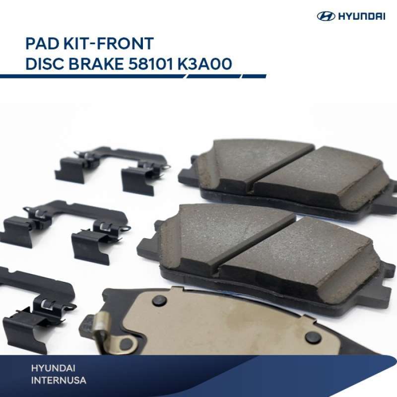 Jual PAD KIT-FRONT DISC BRAKE Kanvas rem Hyundai Creta 58101K3A00 di ...