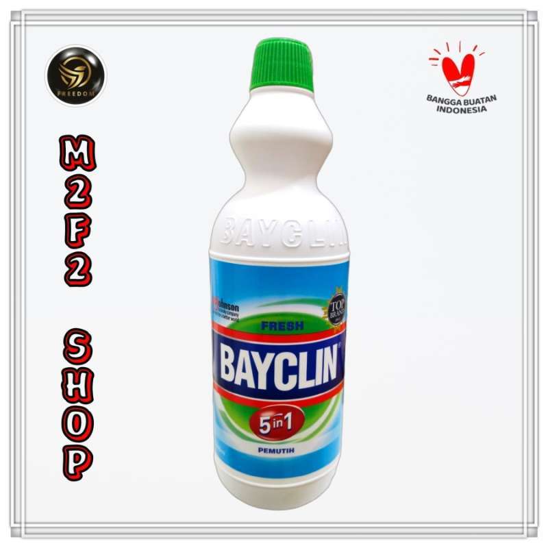 Promo Pemutih Pakaian Bayclin 5in1 Fresh - 500 Ml (kemasan 6 Pcs ...