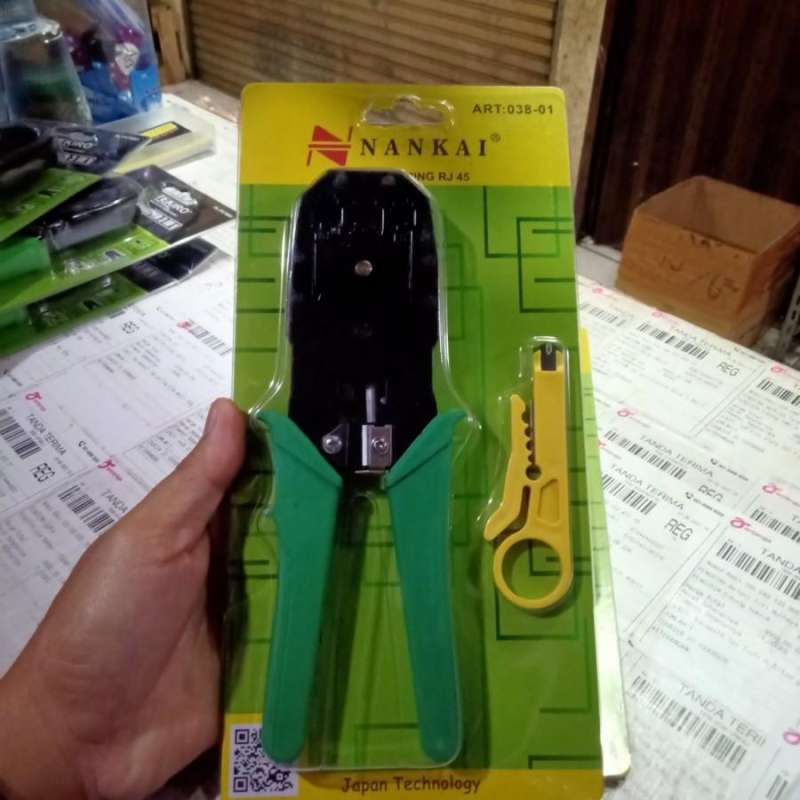 Jual Tang Crimping Plug Crimper Rj 45 3in1 Multi Fungsi Japan Di Seller ...