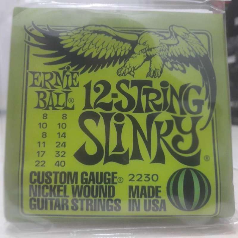Jual Ernie Ball 2230 Regular Slinky 12-String Nickel Wound Electric Guitar di Seller Meisa Musik ...