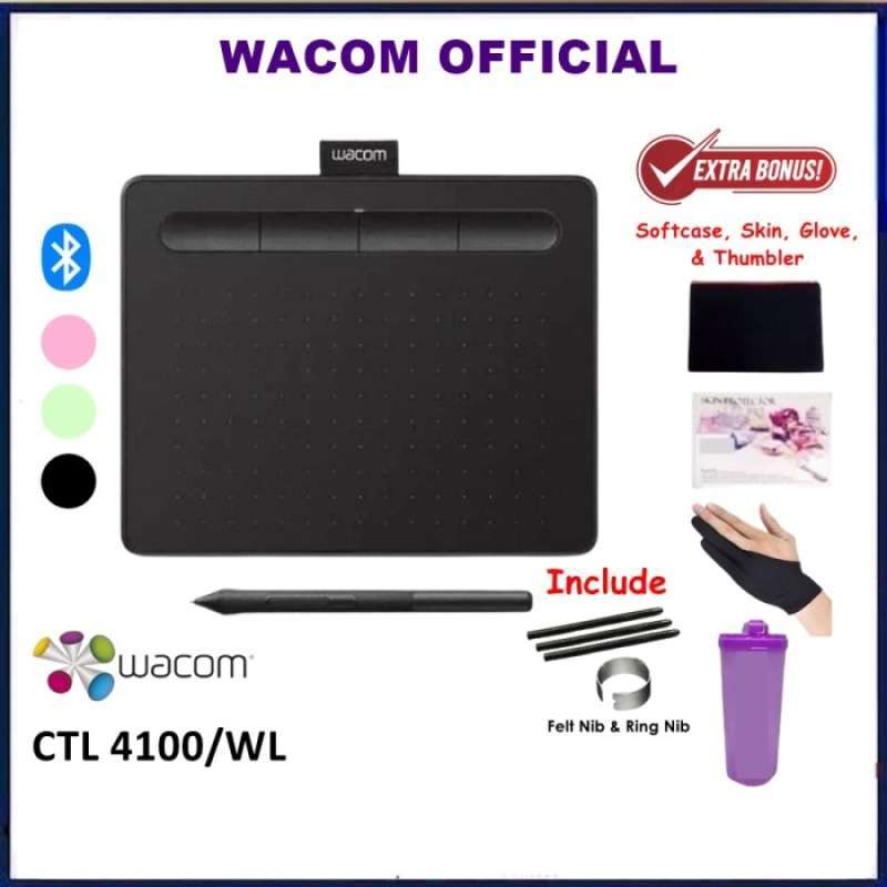 Jual Wacom Intuos Drawing Tablet Bluetooth CTL-4100WL CTL4100 CTL 4100WL di Seller Toko Riobrian ...