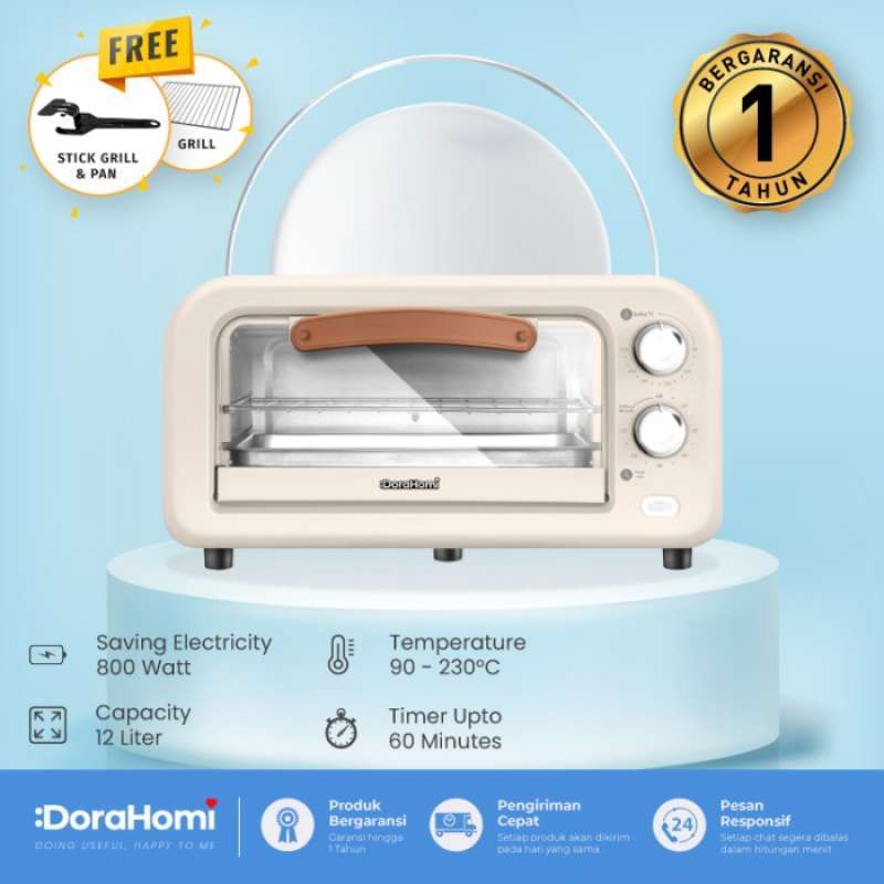 Jual Oven Listrik Low Watt Electric Open Kue alat panggang 12Liter 800 ...