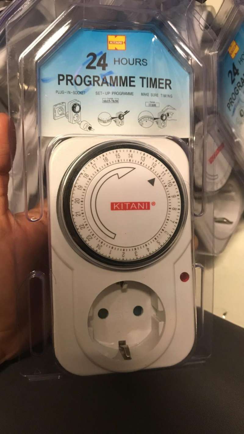 Jual Timer kitani 24 jam / timer analog / programme timer di Seller ...