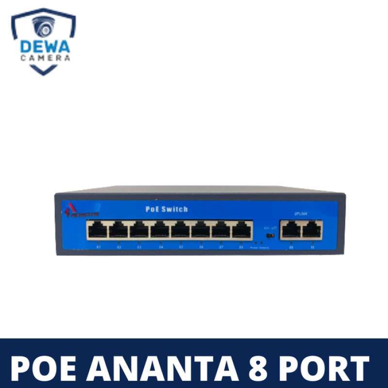 Jual POE SWITCH HUB 8 PORT ANANTA FULL SPEED POE GARANSI 1 TAHUN di ...