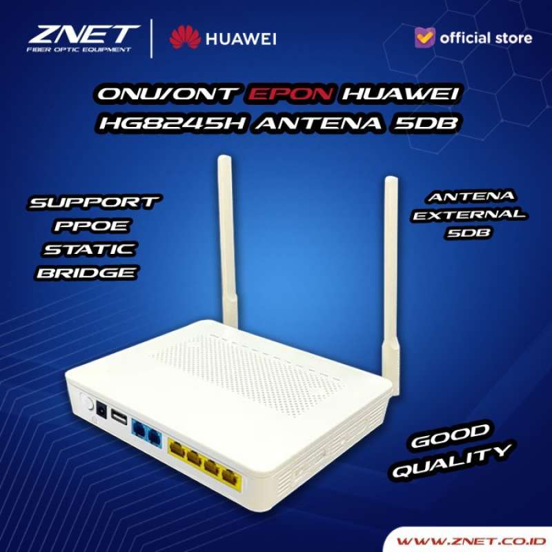 Jual NEW MODEM EPON HUAWEI HG8245H EchoLife WITH BOX onu ont Huawei ...