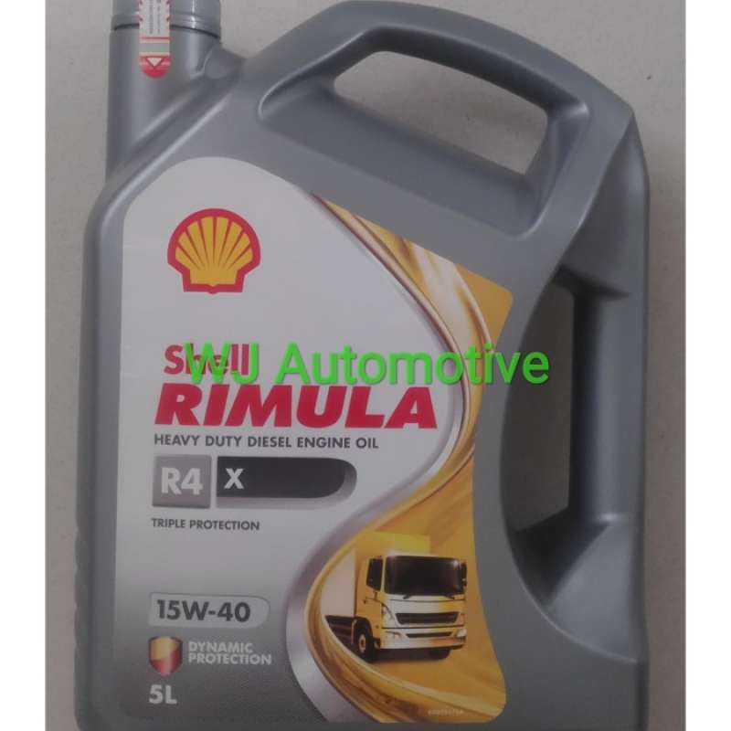 Jual Shell Rimula R4x 5liter/5l/5 Liter/oli Mesin Heavy Duty Diesel 15w ...