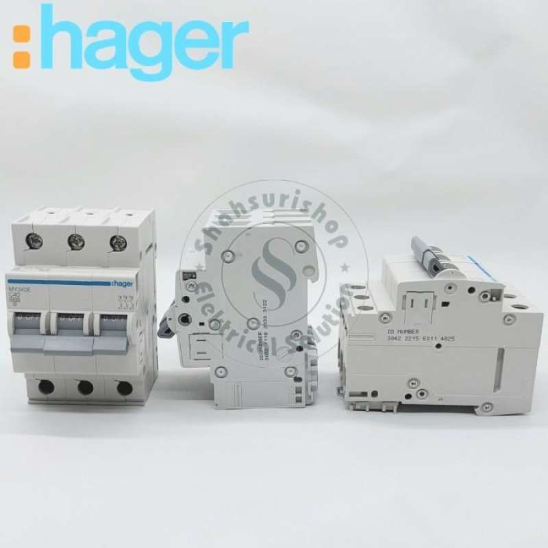 Jual Hager Mcb 3p 3 Phase 50 63 Amper 4,5ka Type C My Sni - 63 A Di ...