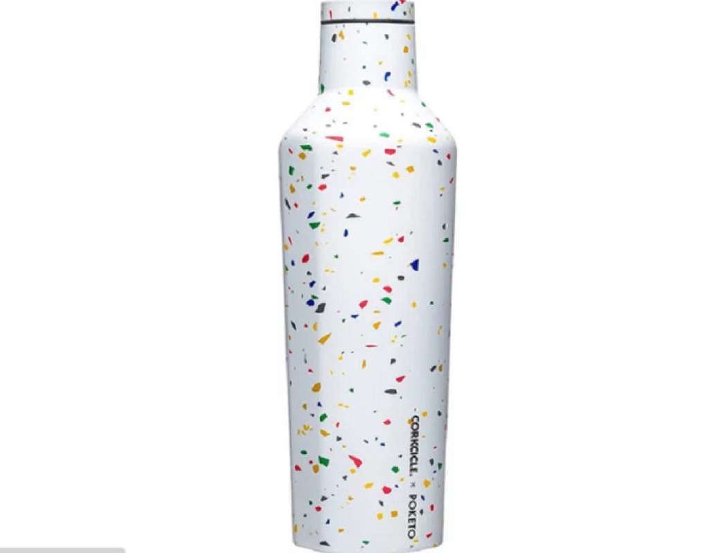 Jual CORKCICLE White Terrazzo x Poketo 16 oz Canteen Botol Minum di ...