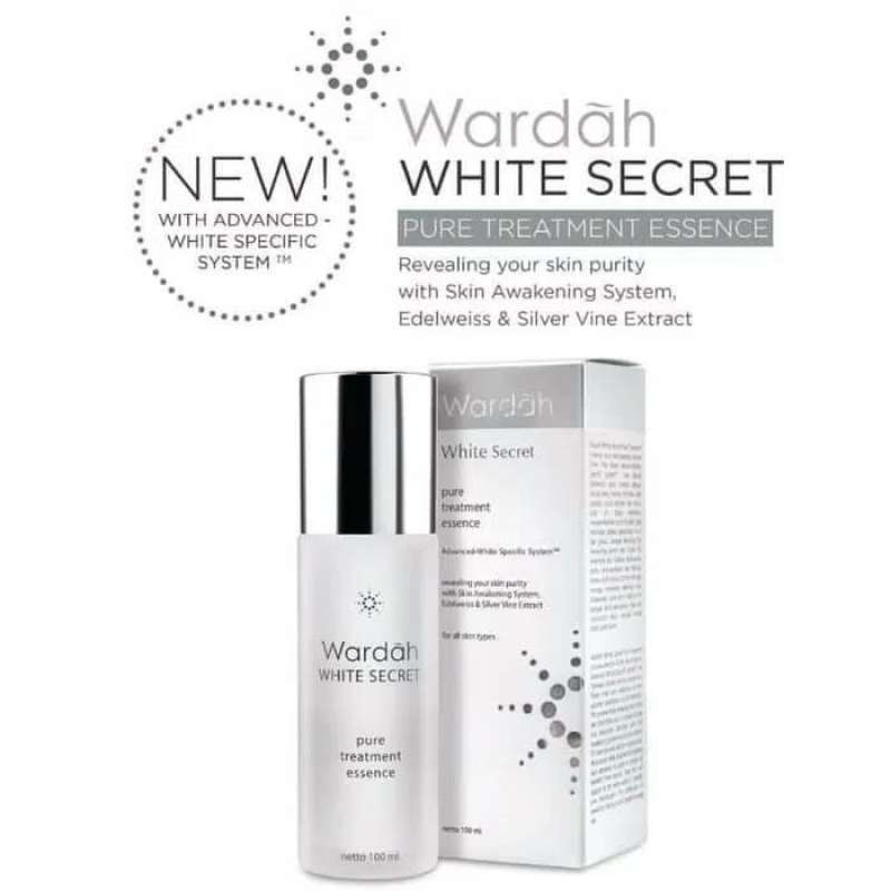 Promo Wardah White Secret Pure Essence Treatment Serum Original 100 ml ...