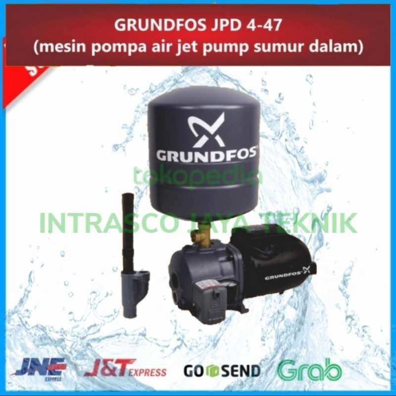 Jual Mesin Pompa Air Jet Pump Grundfos Jpd 4-47 Pt-v Otomatis ...