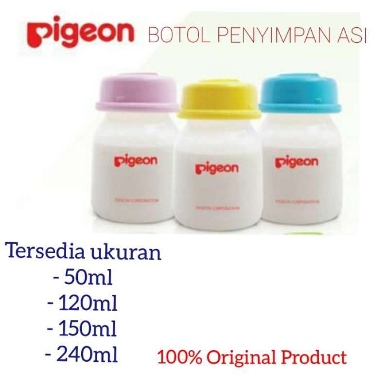 Promo Botol pompa asi / Botol penyimpan asi pigeon Diskon 18% di Seller ...