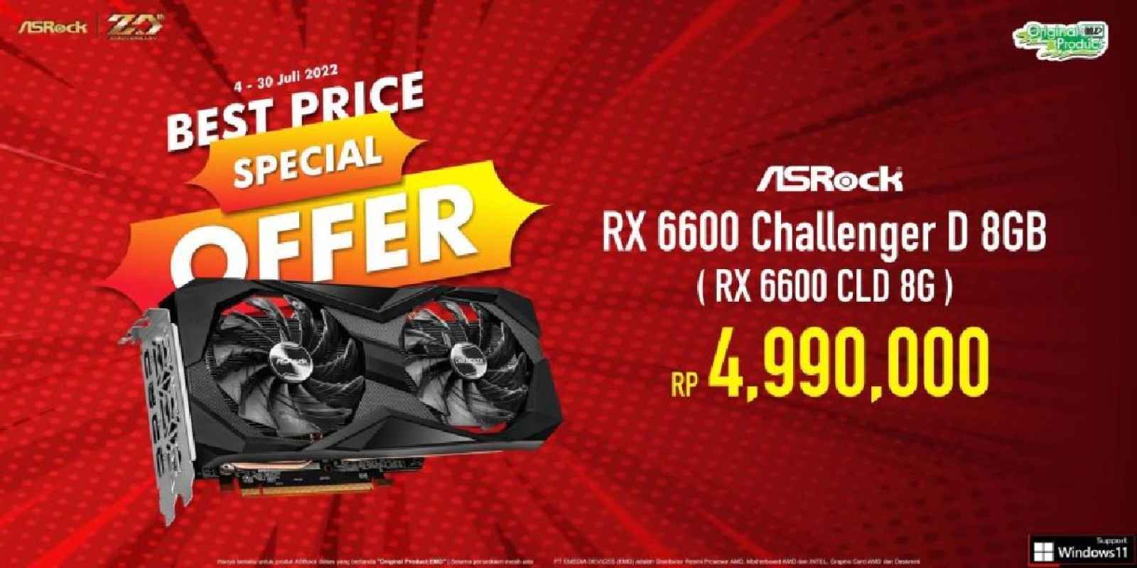 Jual Asrock Radeon Rx 6600 Challenger D 8gb - Rx6600 Cld 8g Di Seller Cgs - Mangga Dua Selatan ...