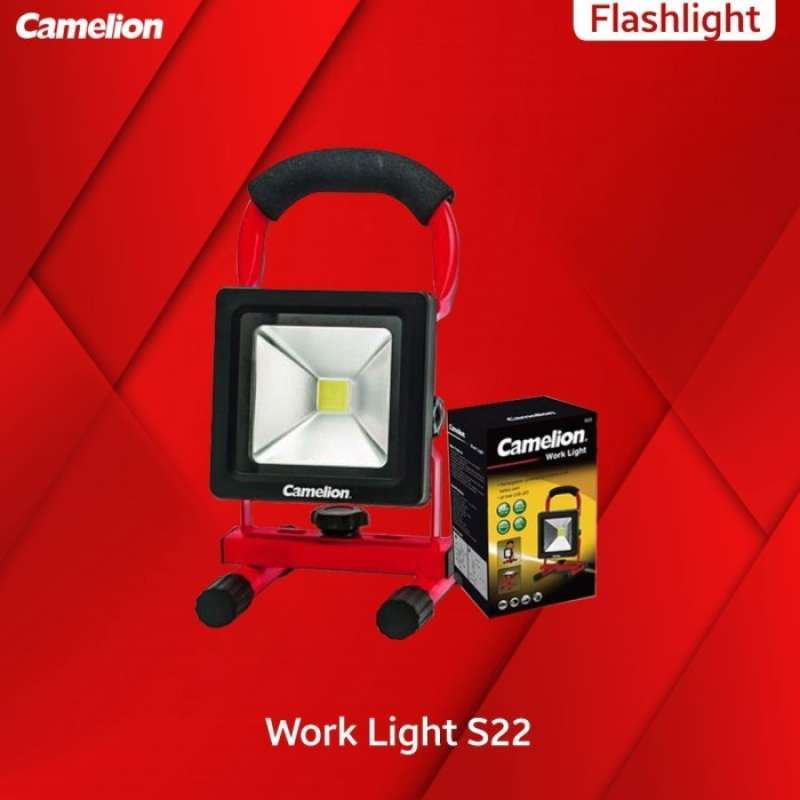 Jual CAMELION WORK LIGHT S22 COB 20W RECHARGEABLE |LAMPU KERJA LED ...